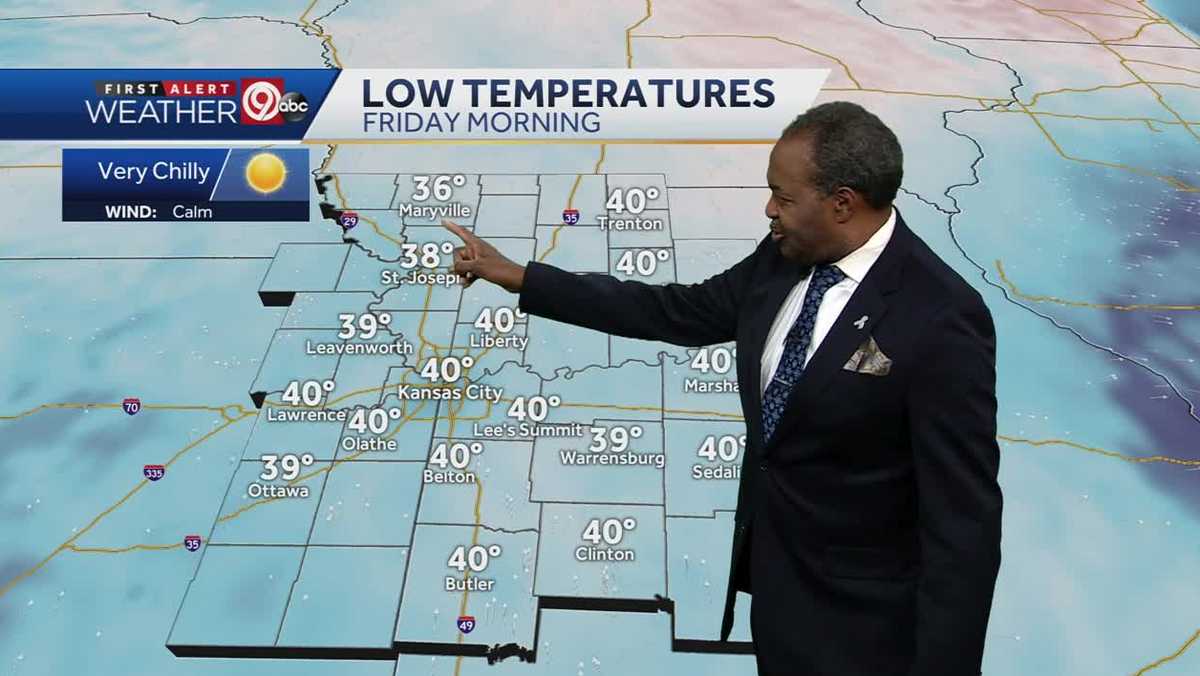 Kansas City has another chilly fall night and Friday ahead