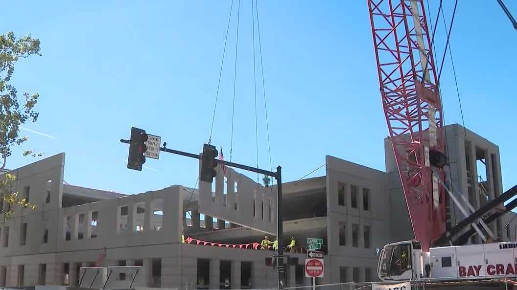 Legislative parking garage in Concord set to open next March