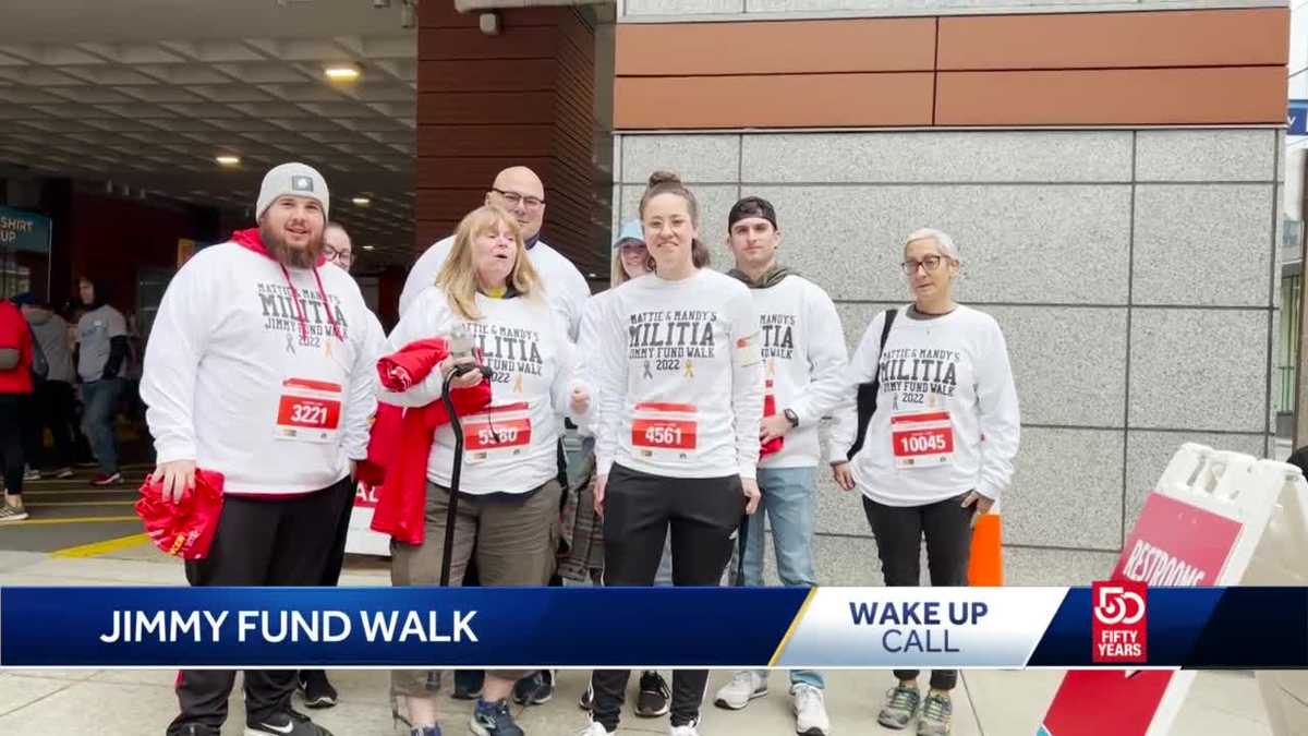 Wake up call: Jimmy Fund Walk
