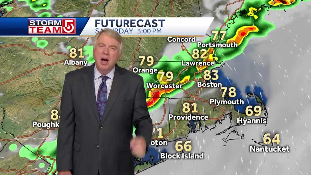 Video: Showers, storms likely Saturday Video: Showers, storms likely Saturday