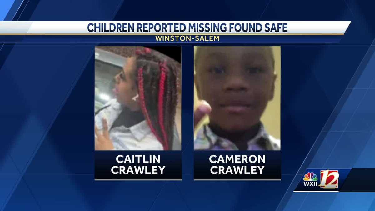 North Carolina: Winston-Salem Police Department: Missing siblings located
