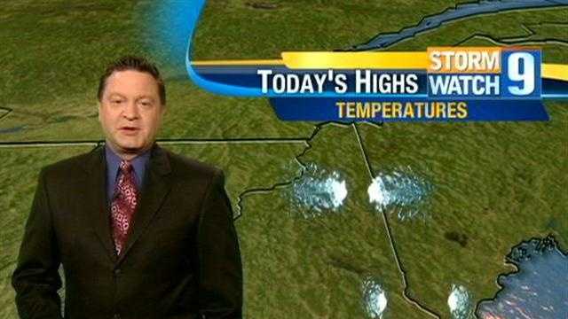 Saturday evening forecast