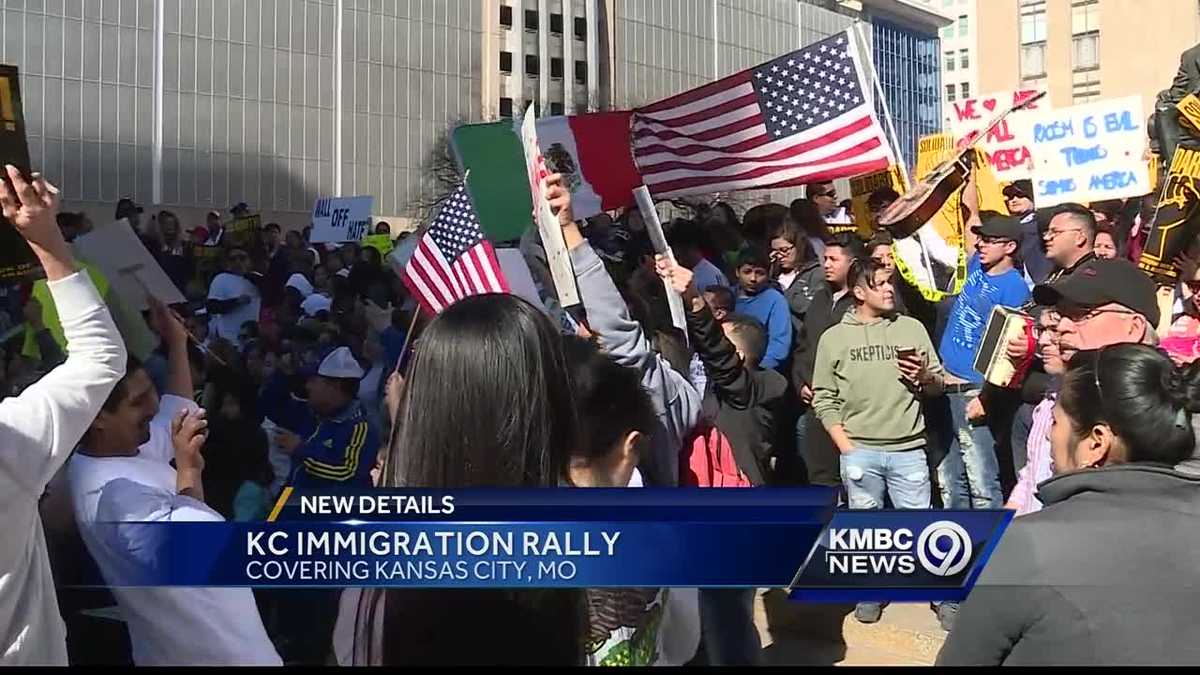'A Day Without Immigrants' protest draws crowd in downtown Kansas City