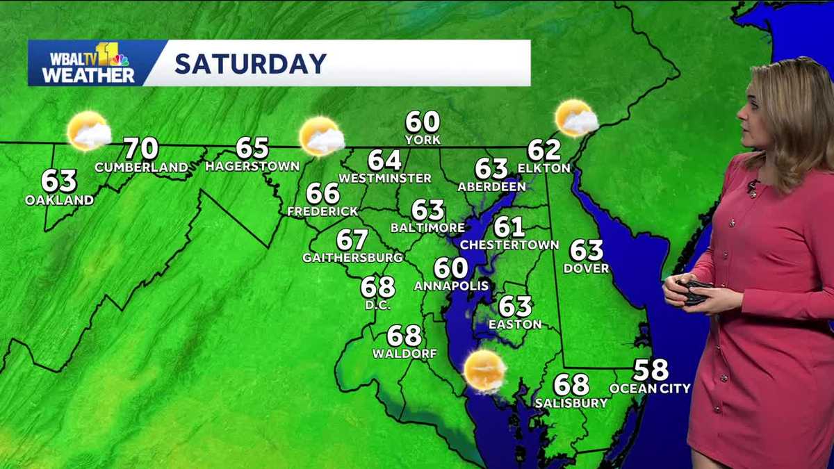 Baltimore weather: Warmer this weekend
