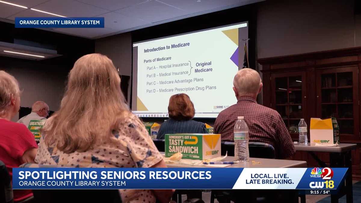 Orange County library programs for seniors