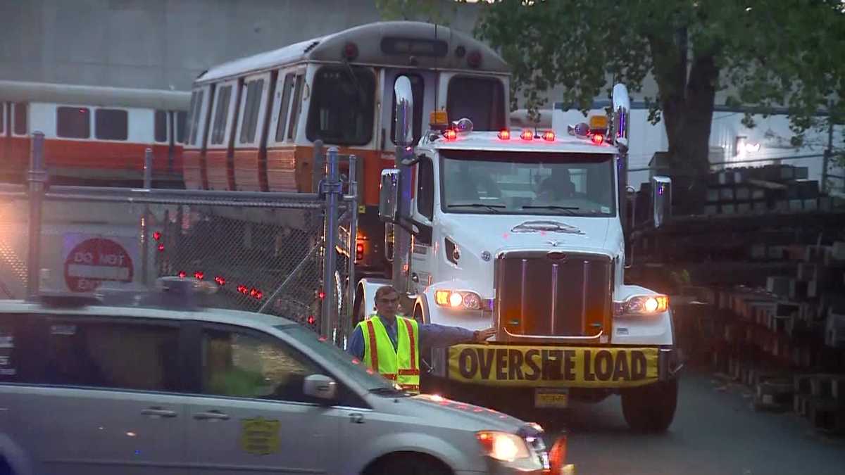 MBTA's Old Orange Line trains headed to scrap yard