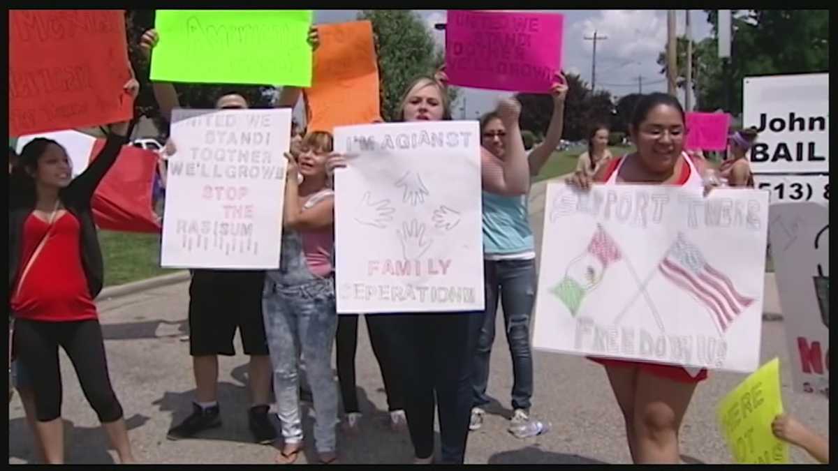 Protesters rally against Butler County Sheriff's illegal immigration stance