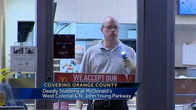Investigators Look Into Fatal Stabbing At Mcdonald S