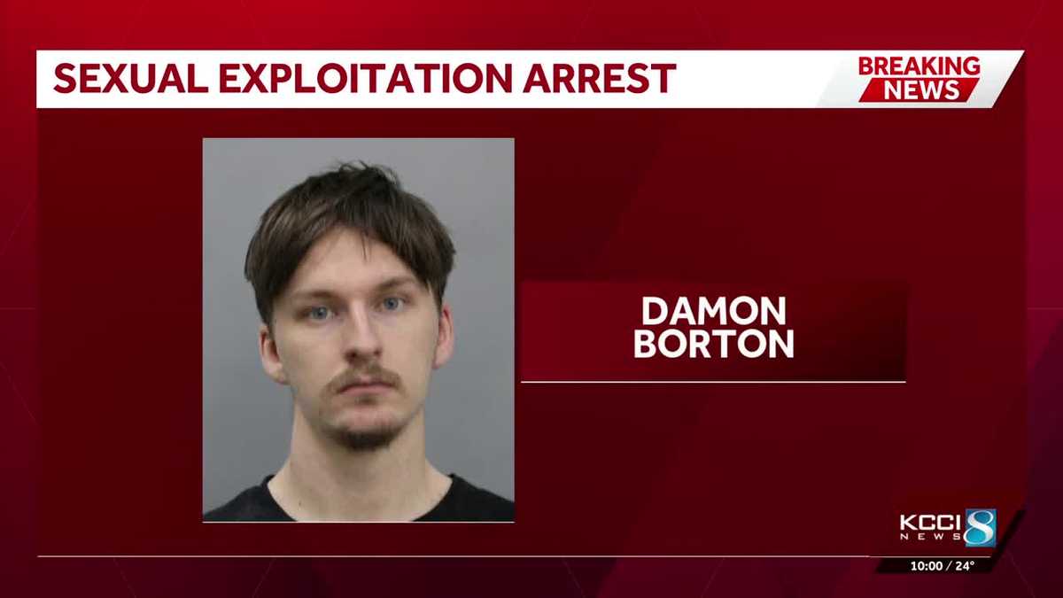 Iowa crime: Damon Borton, 21, charged with child pornography