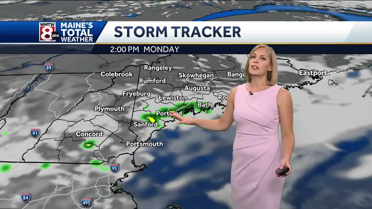Cold front today: Isolated shower or t-storm possible