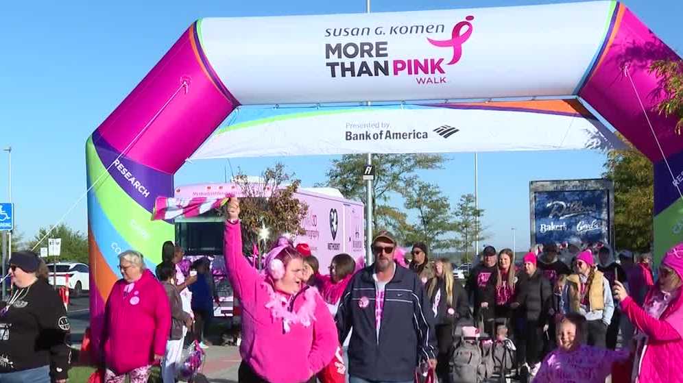 Thousands walk to find a cure for breast cancer