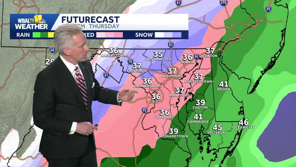 Baltimore weather: Cold front could bring snow to region