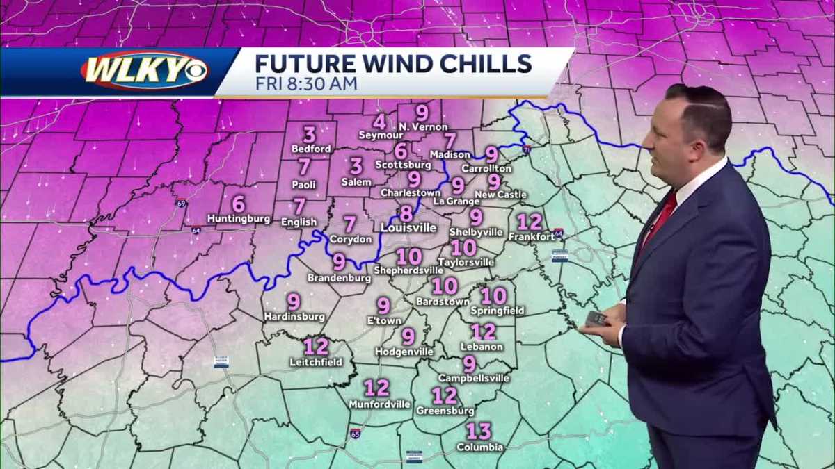 A frigid Friday ahead