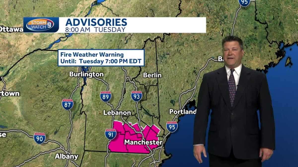 NH forecast video: Dry conditions lead to red flag warning