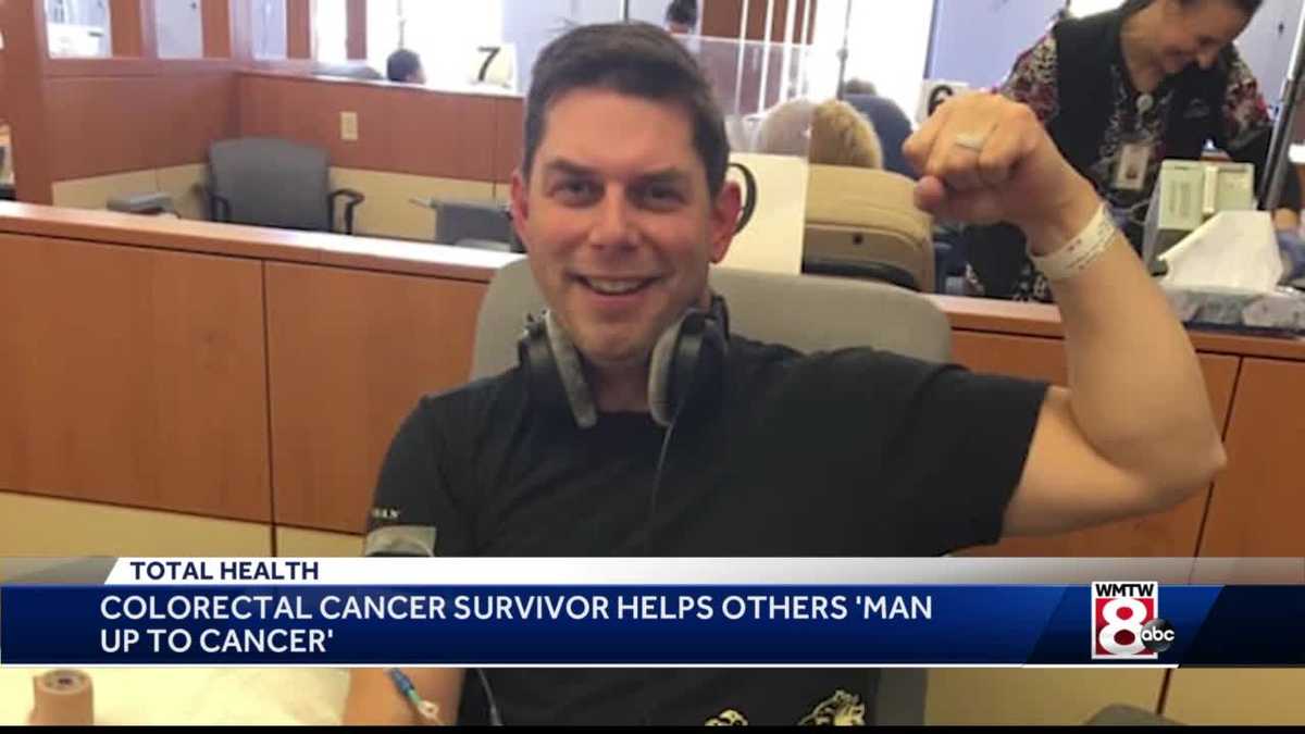 Maine colorectal cancer survivor inspires others to 'man up' to cancer