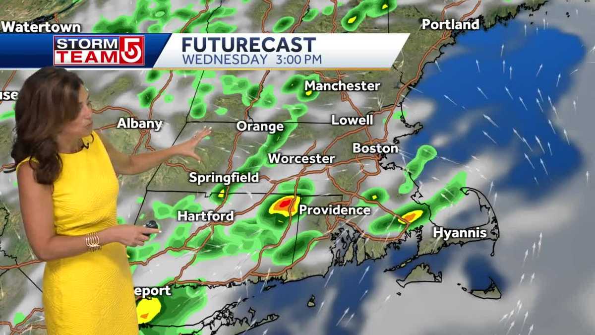 Video: Storms may bring heavy rain, damaging winds