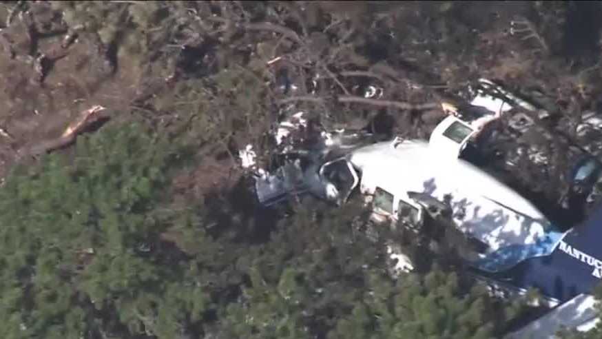 NTSB investigators at scene of Cape plane crash