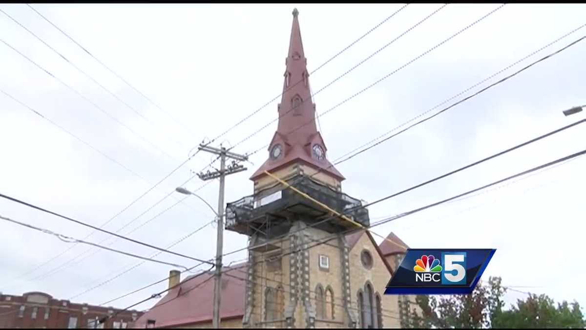 Burlington church honors new steeple with special dedication