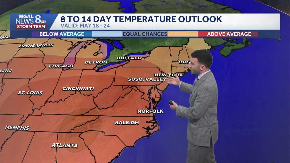 Cooler temps and more sunshine this week; warm next weekend across ...