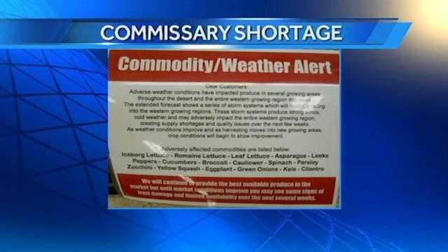 Tinker commissary struggling to provide quality produce