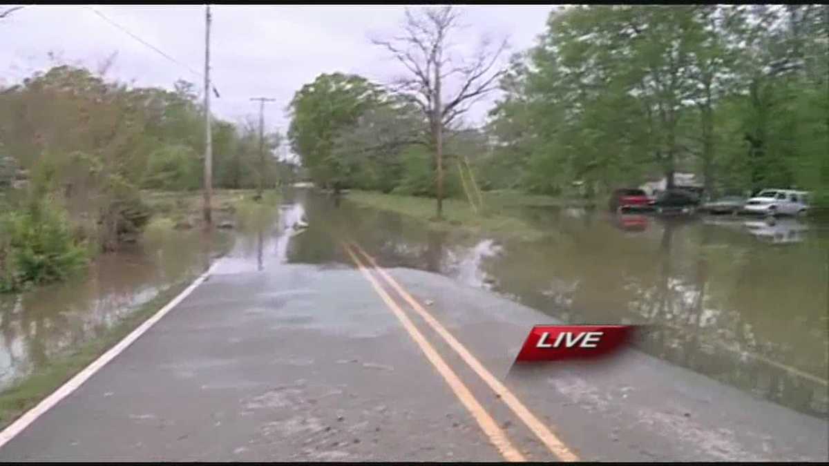 Canton residents evacuated due to flooding