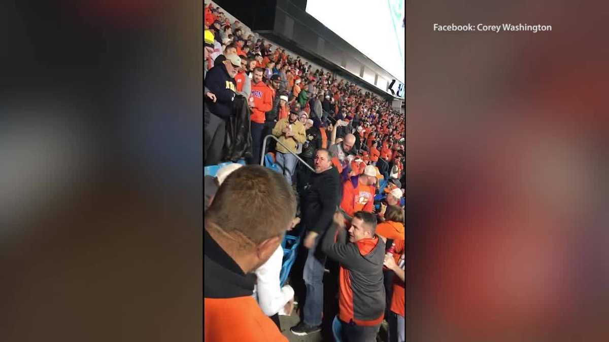 VIDEO: Fans brawl in the stands during Clemson-Miami ACC Championship game