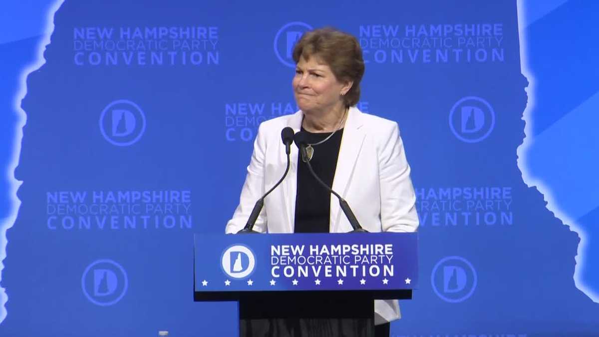U.S. Sen. Jeanne Shaheen speaks at NH Democratic Party Convention