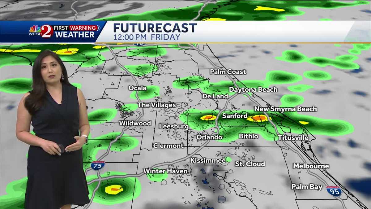 Cold Front Brings Rain On Black Friday