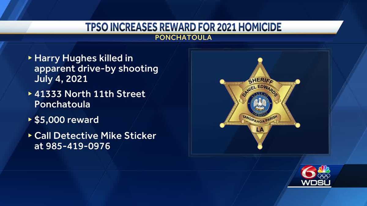 Tangipahoa sheriff increases reward for shooting information
