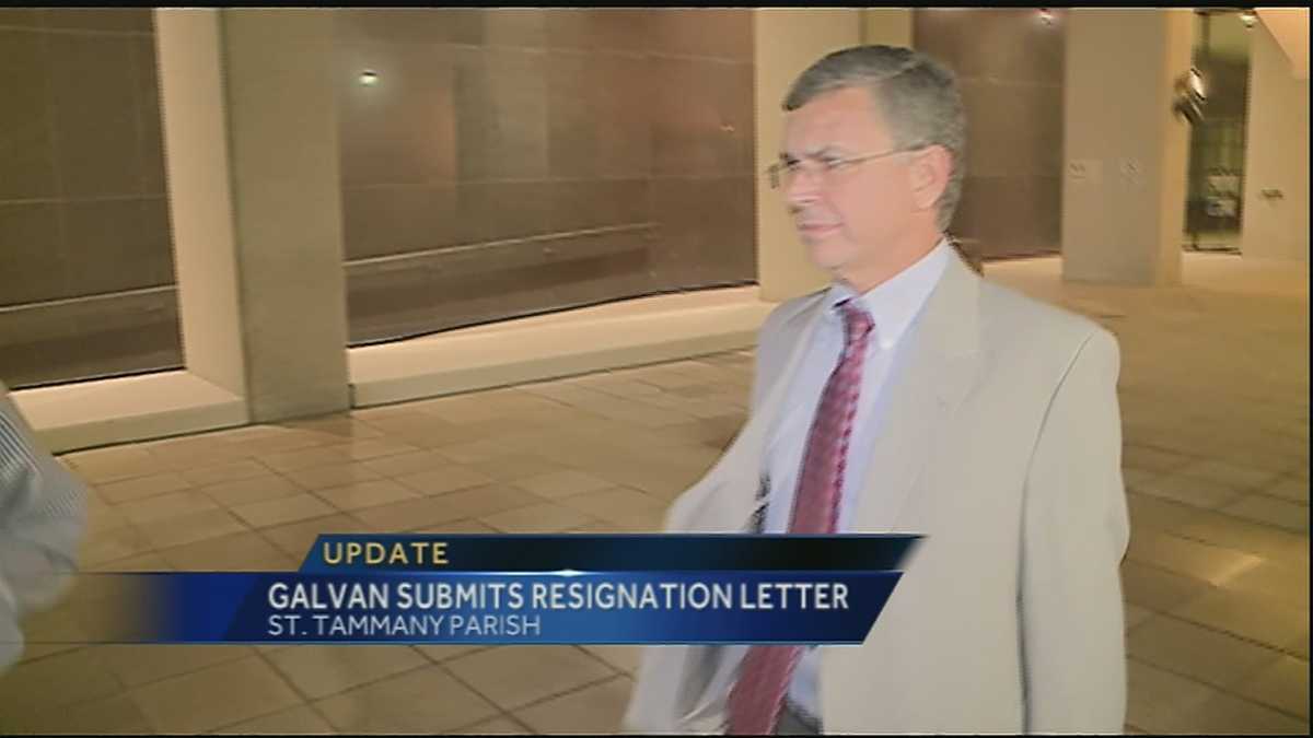 Galvan submits letter of resignation amid scandal