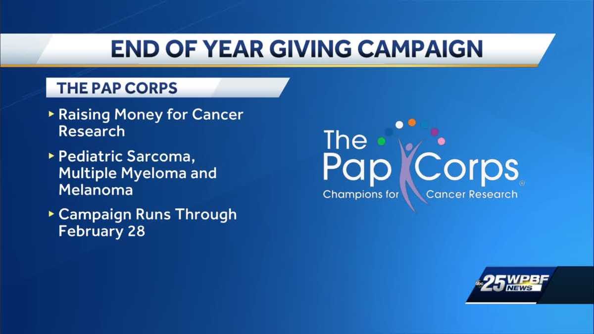 The Pap Corps' end of year giving