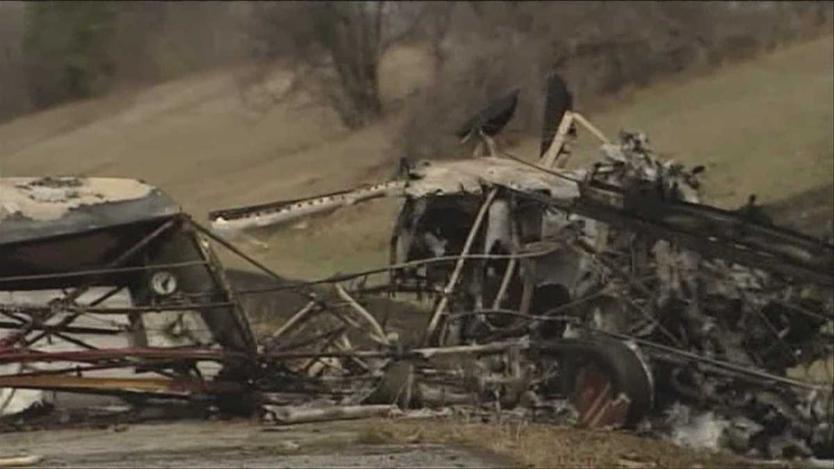Pilot survives fiery plane crash