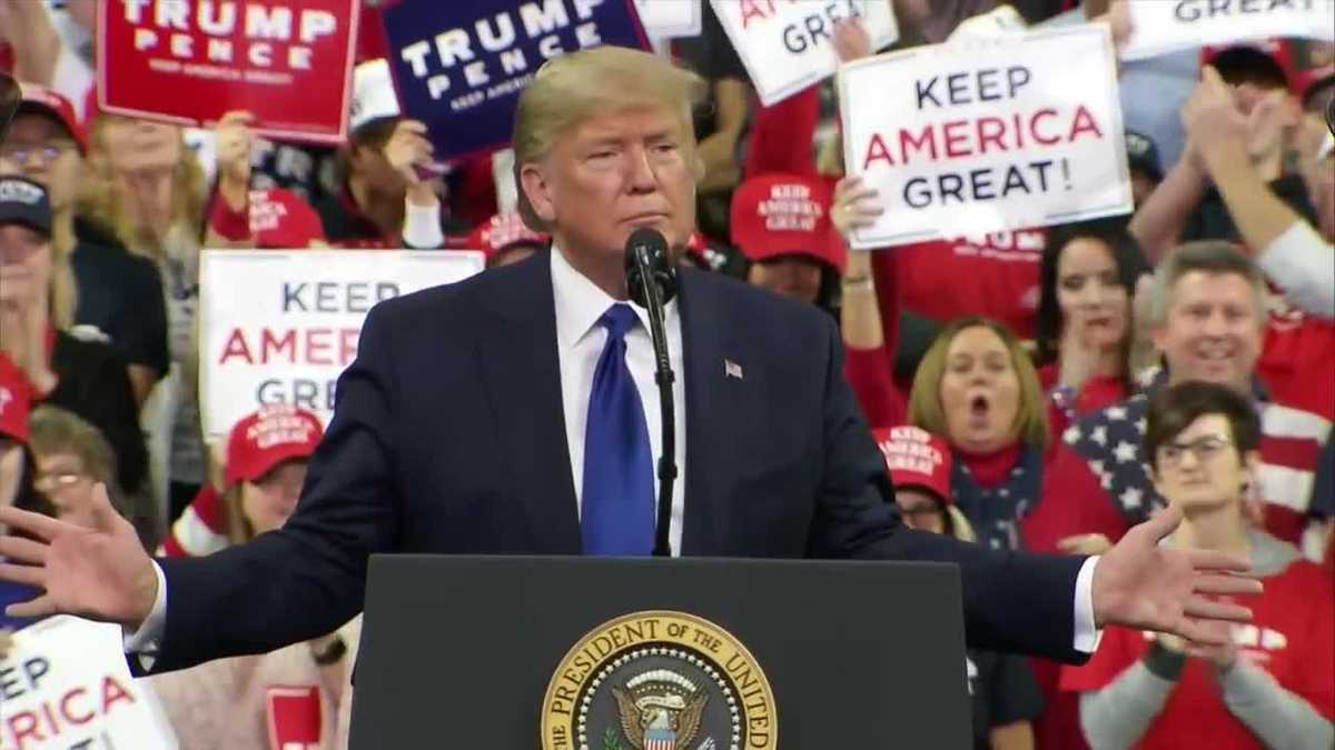 WATCH: President Donald Trump's campaign speech in Milwaukee