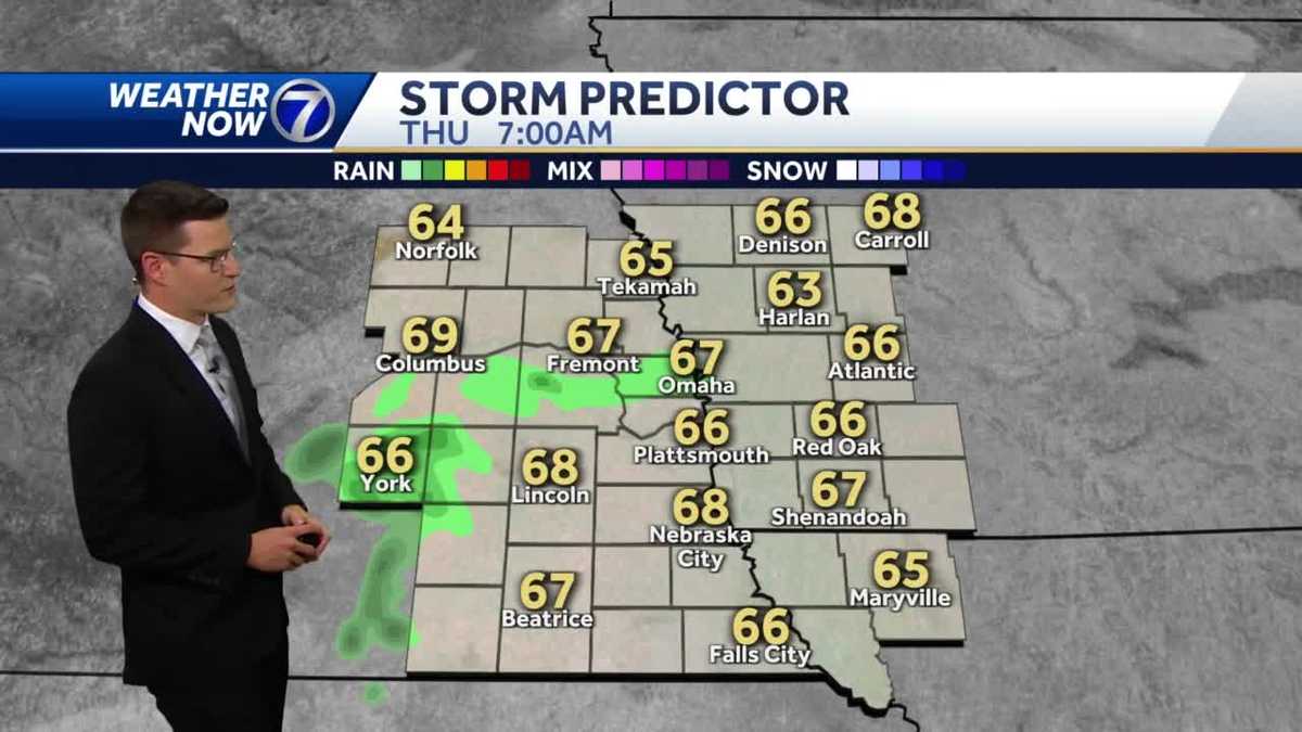 Omaha morning weather forecast for Thursday, September 1