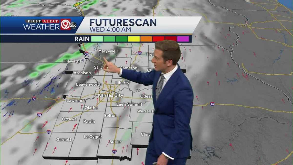 KANSAS CITY WEATHER: Tuesday will be the warmest day of the week
