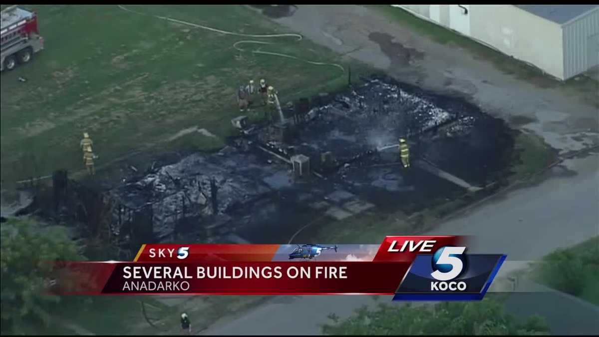 Two Anadarko buildings destroyed in fire