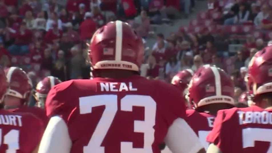 Alabama Crimson Tide football offensive tackle Evan Neal NFL