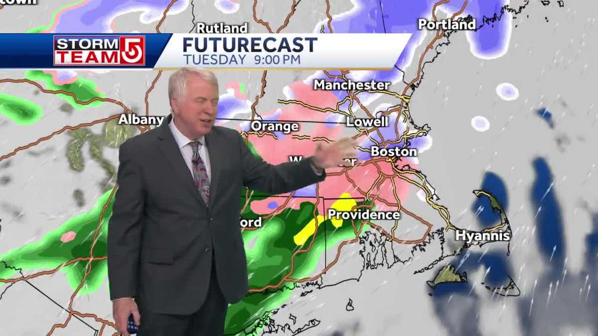 Video: Quick moving winter blast Tuesday; Heat returns late-week
