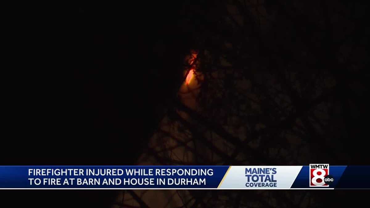 Firefighter injured battling Durham flames