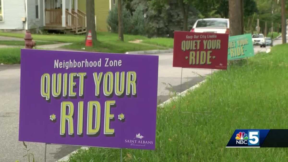 Lawn signs in St. Albans aim for quieter neighborhoods