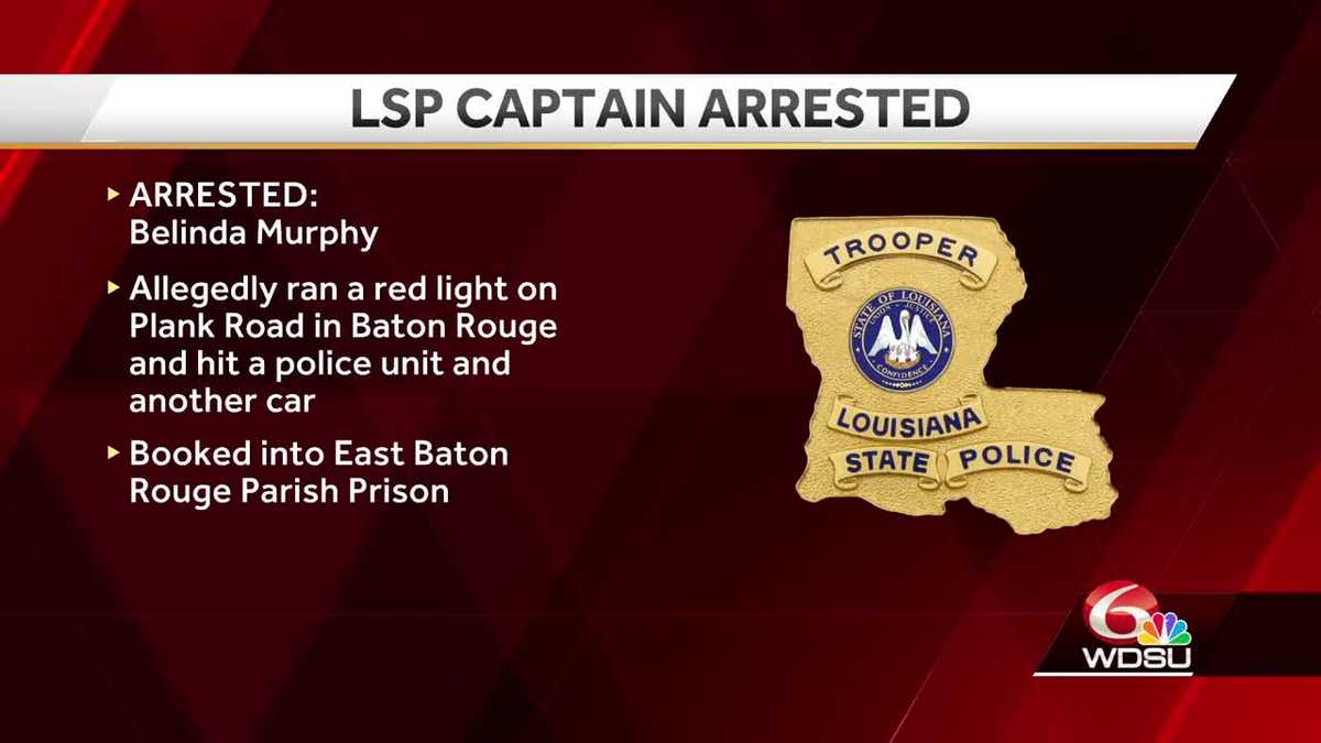 Louisiana State Police captain arrested following DWI crash