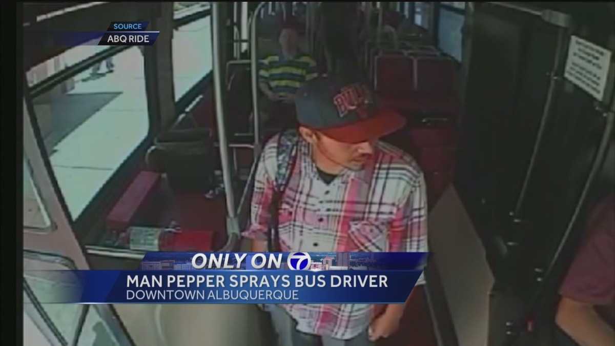 Man pepper sprays bus driver