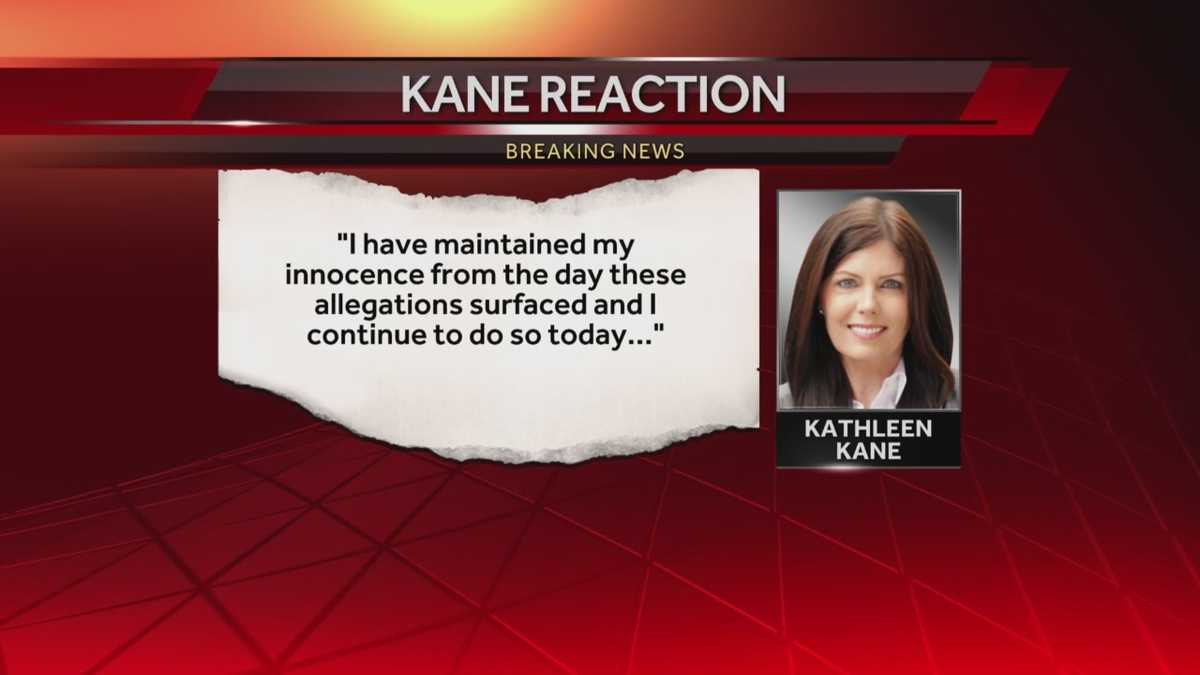 Kane says she is innocent, will defend self vigorously