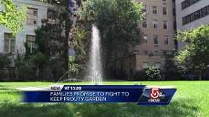 Families promise to fight to keep Prouty Garden