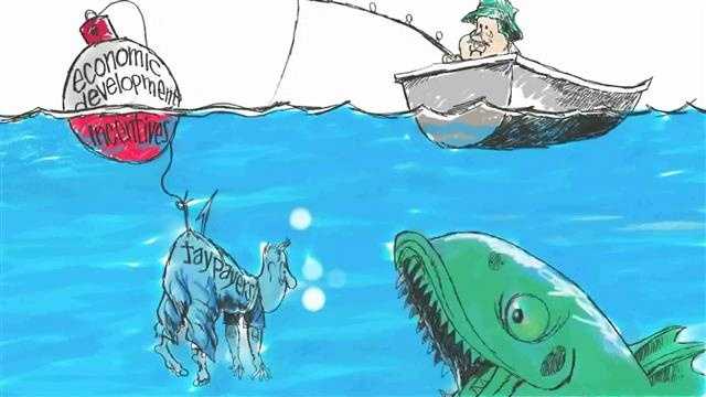 Duffy cartoon: 'Bait'