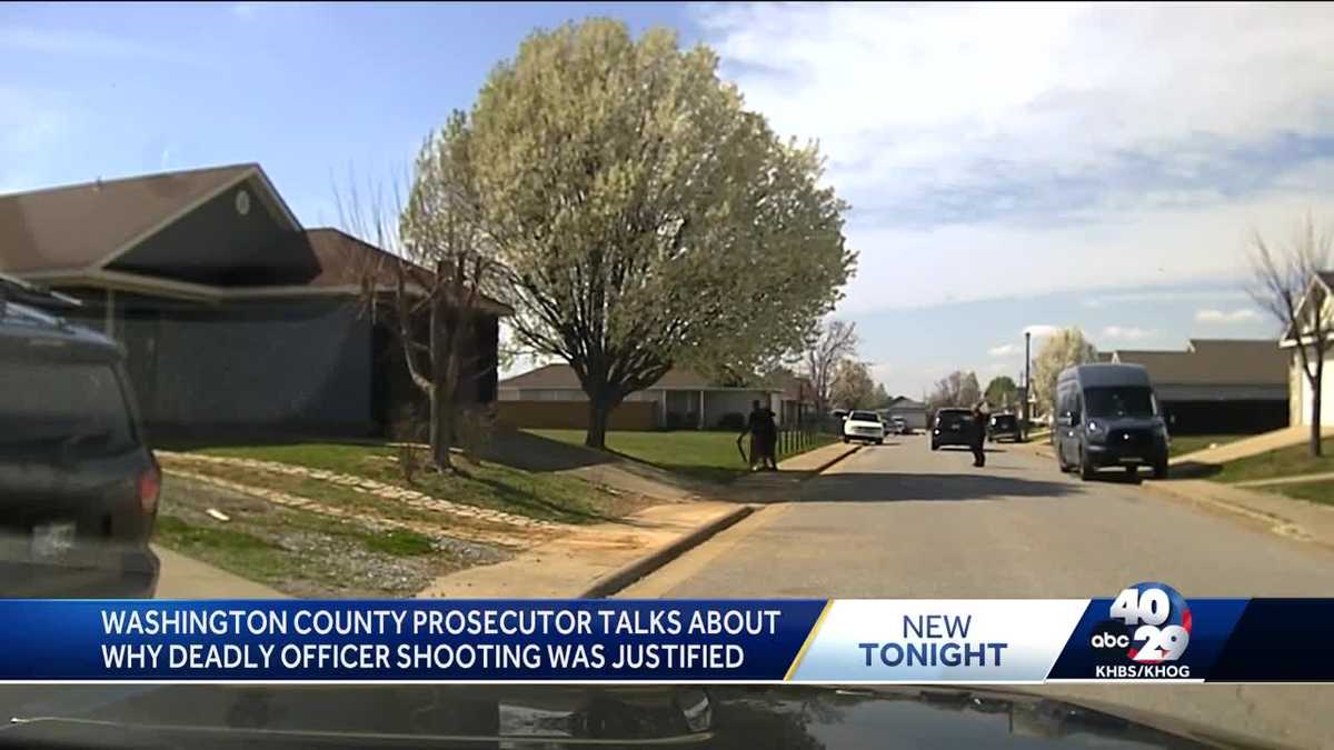 Prosecutor talks use of deadly force in Springdale police shooting