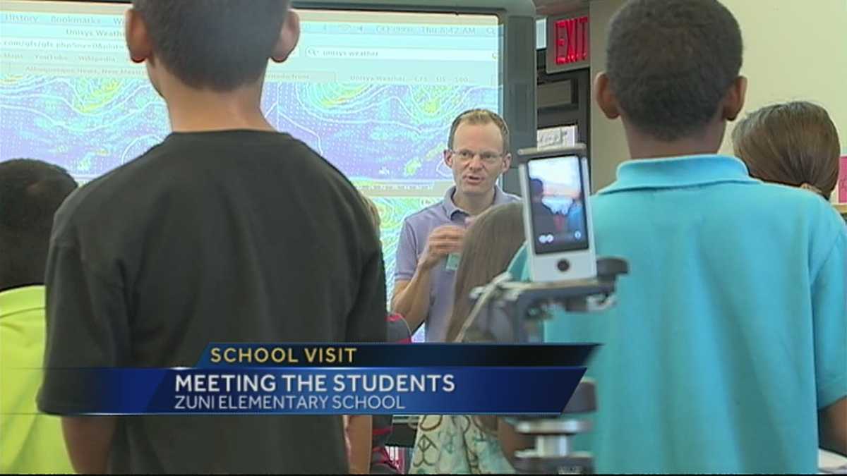 First Alert Weather team visits Zuni Elementary