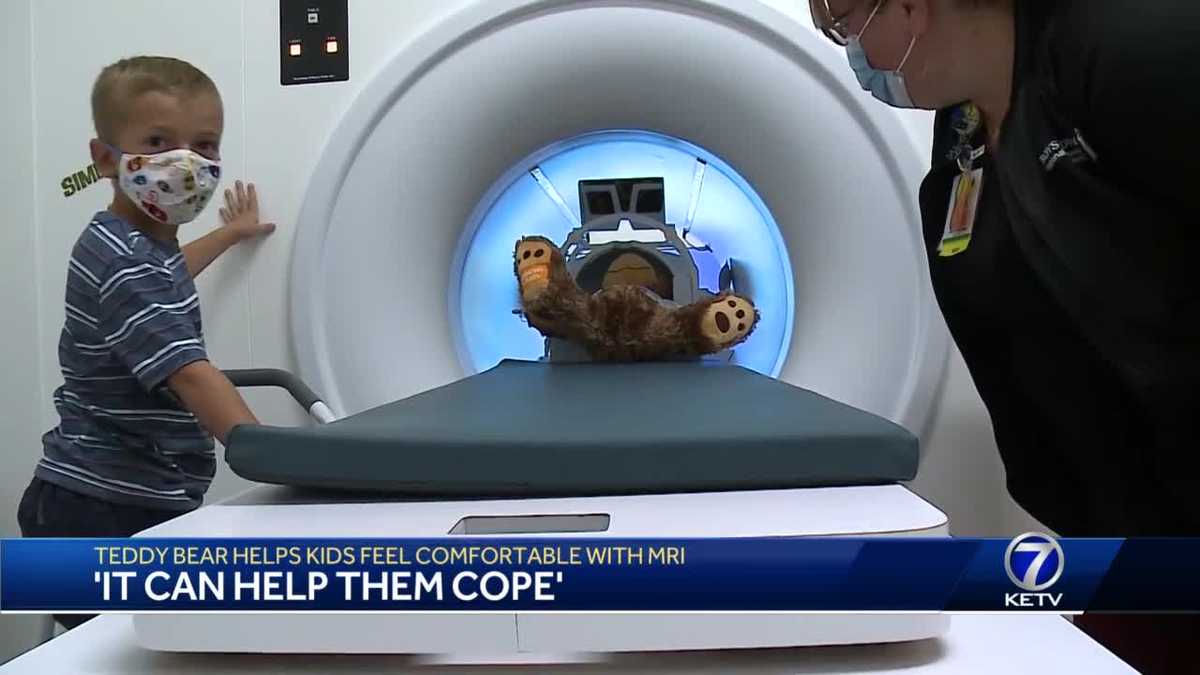 Teddy Bear helps kids feel more comfortable with MRI at Boystown Hospital