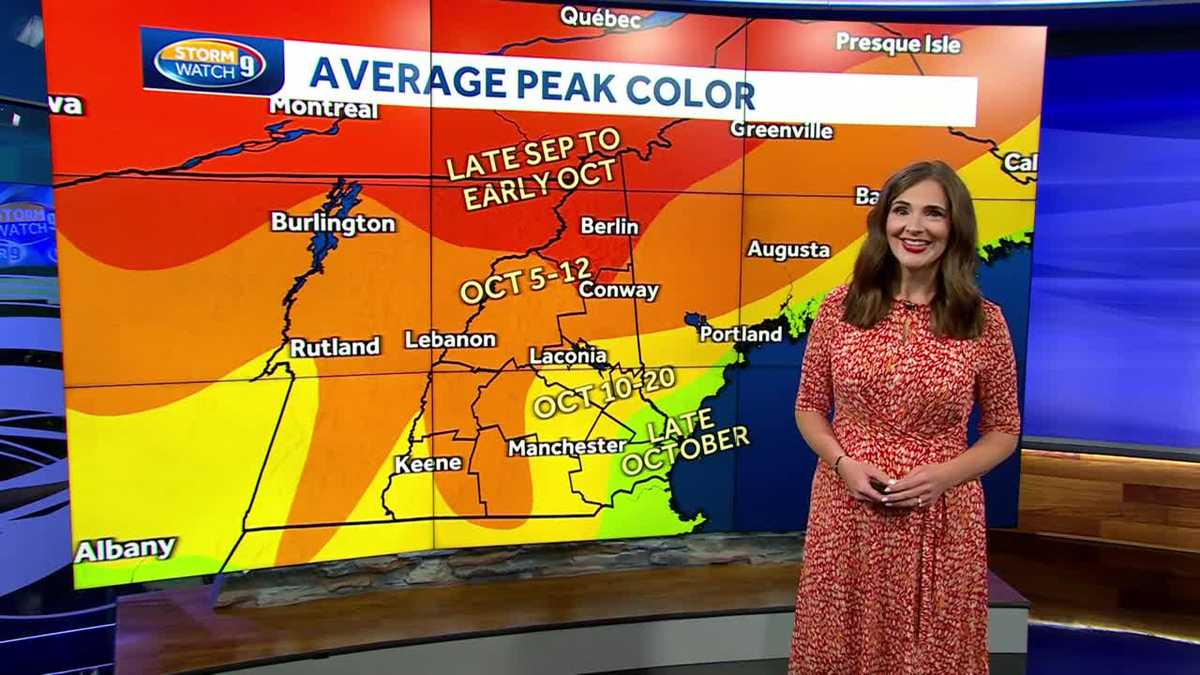 NH foliage tracker: Western, northern NH seeing some colors