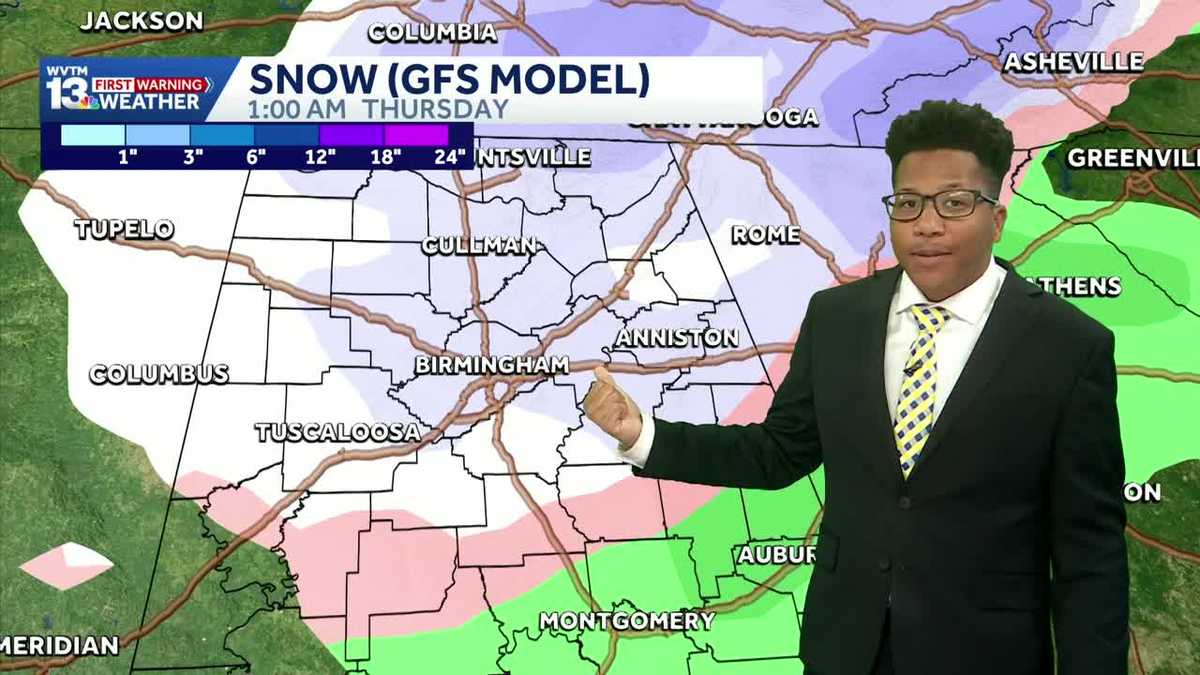 Snow in Alabama's weather forecast: Will it really happen?